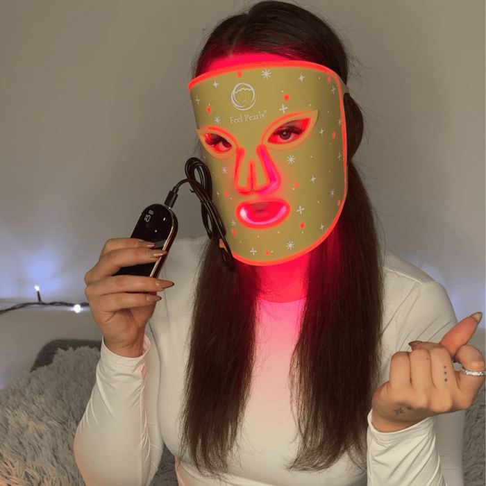 LED maska so svetelnou terapiou - Feel Pearls